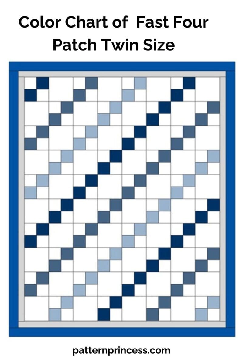 Favorite Fast Four Patch Quilt Pattern for Beginners - Pattern Princess