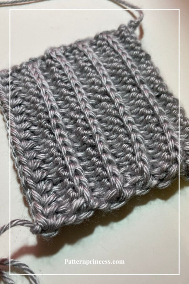 Easy Half Double Crochet Ribbing Stitch Tutorial - Pattern Princess