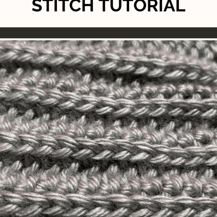 Easy Half Double Crochet Ribbing Stitch Tutorial - Pattern Princess