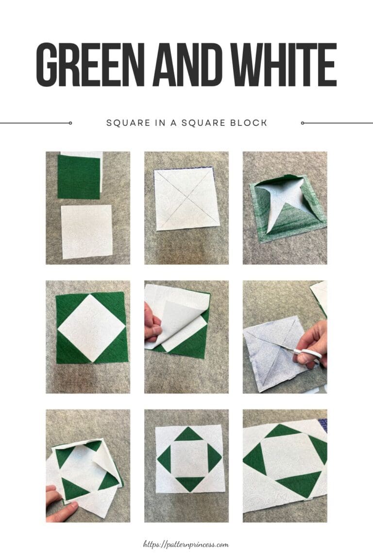 Beginner Square in a Square Exploding Quilt Block Tutorial - Pattern Princess
