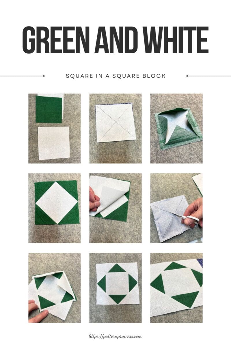 Beginner Square in a Square Exploding Quilt Block Tutorial - Pattern Princess