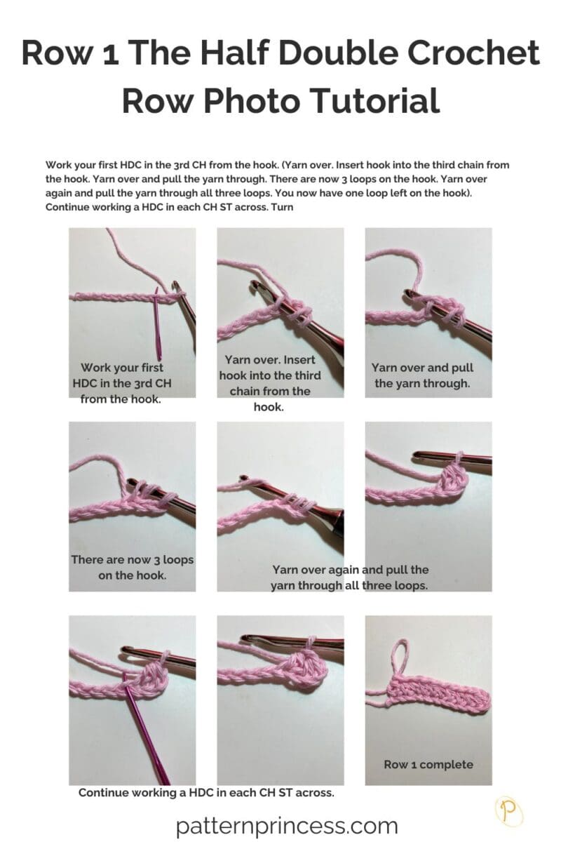 Easy Half Double Crochet Ribbing Stitch Tutorial - Pattern Princess