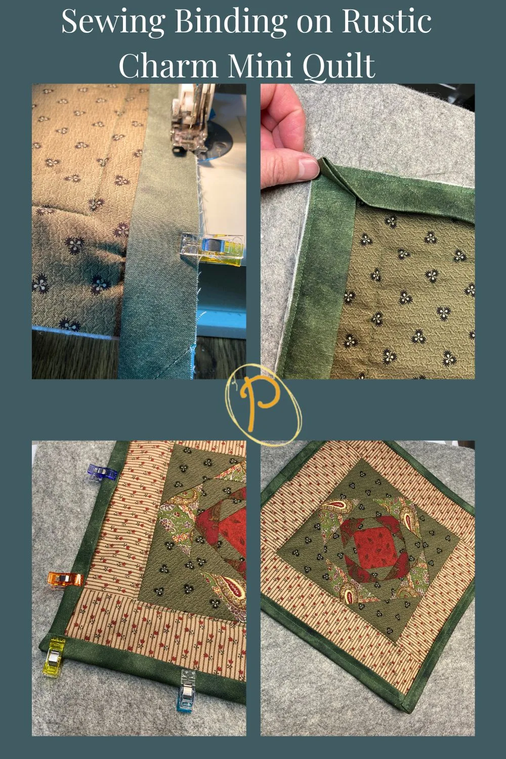 Rustic Charm Mini Quilt Table Topper Pattern - Pattern Princess