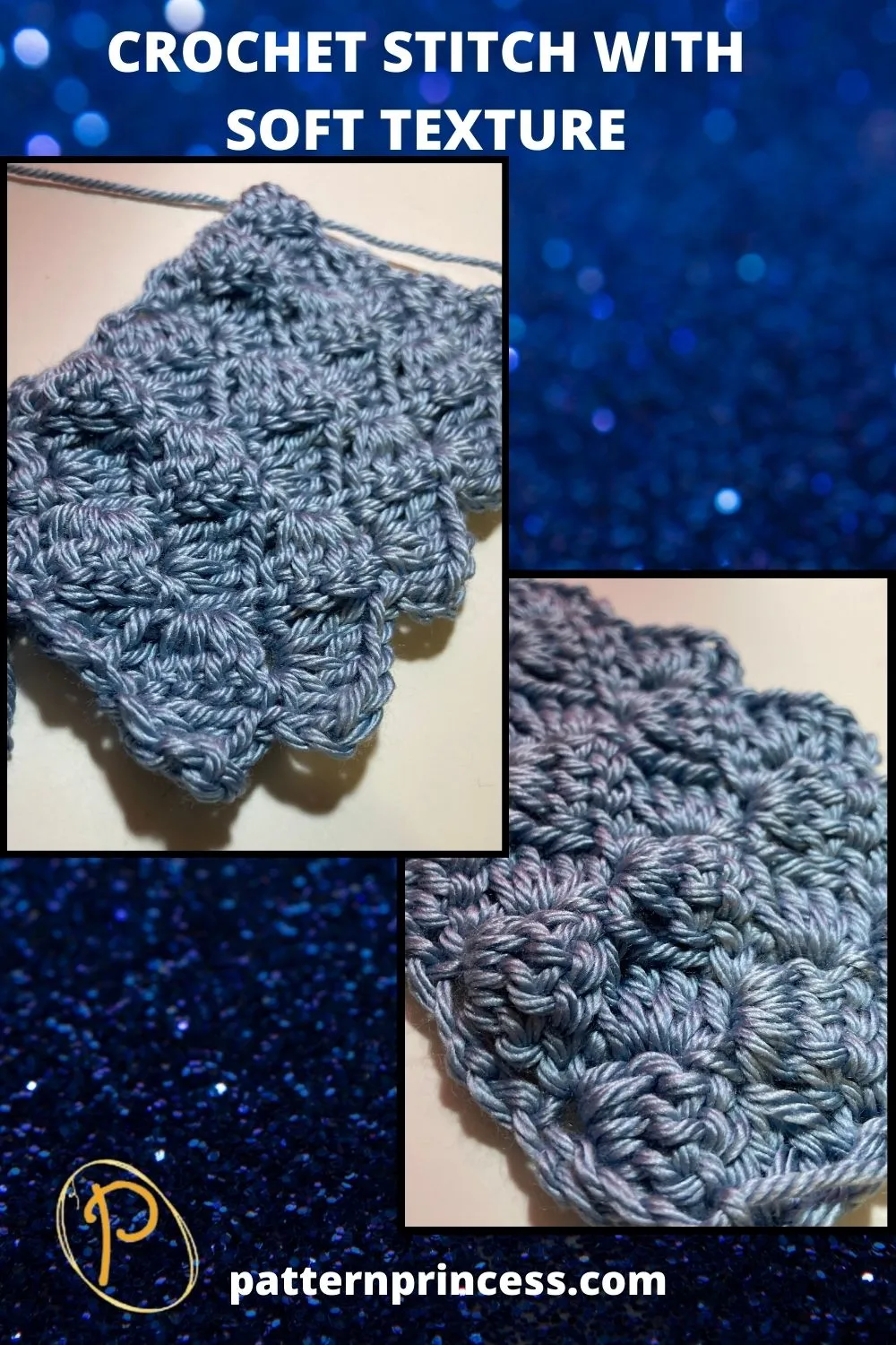 How to Crochet the Sober Granny Stitch - Pattern Princess