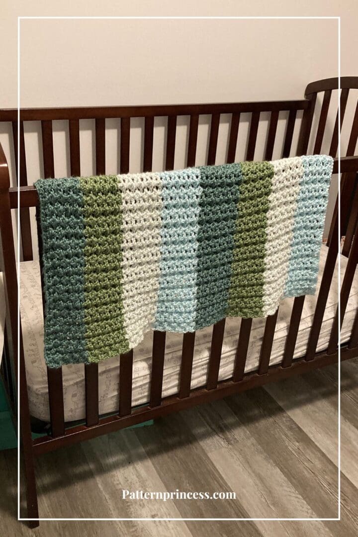 Hudson Soft and Bulky Baby Blanket Crochet Pattern - Pattern Princess