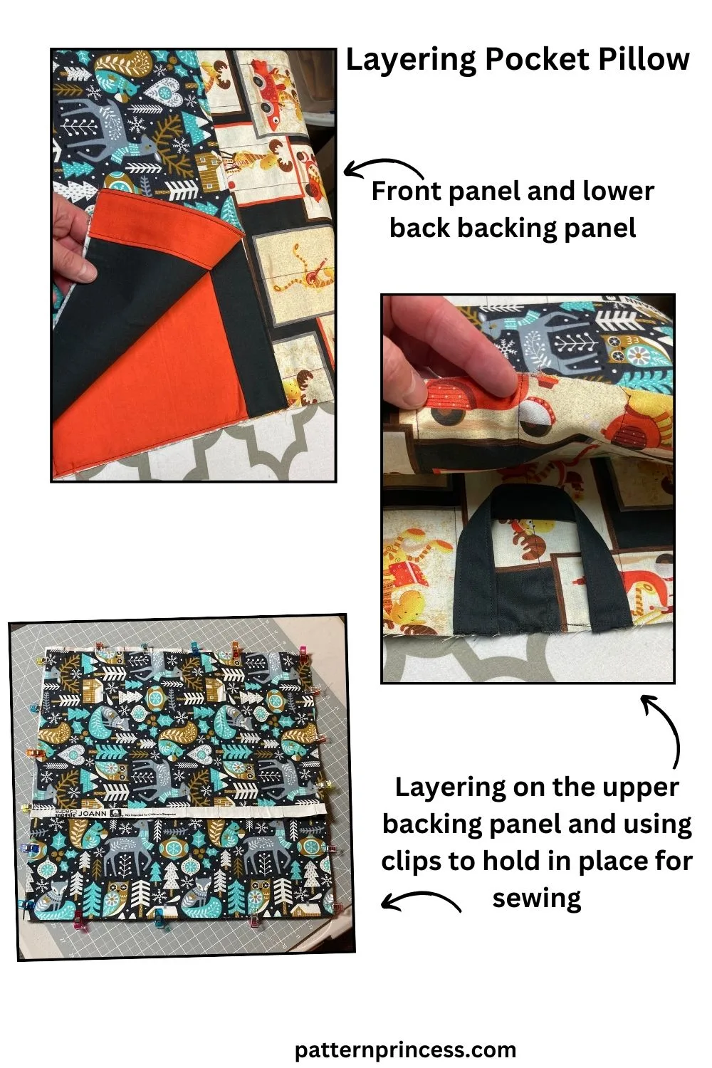 Sew a Whimsical Moose Reading Pocket Pillow - Pattern Princess