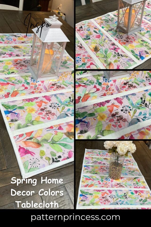 Spring Meadow Beginner Table Runner Pattern - Pattern Princess