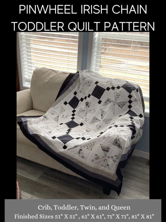 How to Make a Single Irish Chain Quilt Block Pattern - Pattern Princess