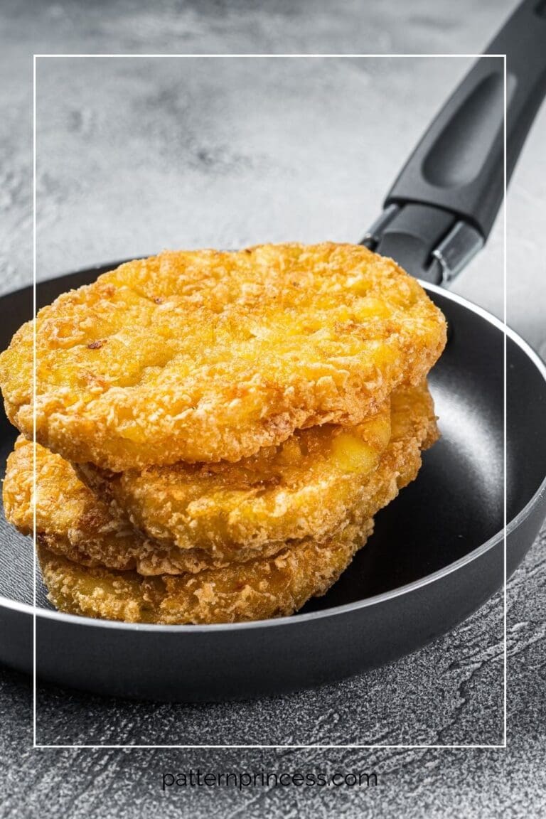 How to Cook Crispy Frozen Hash Browns Patties - Pattern Princess