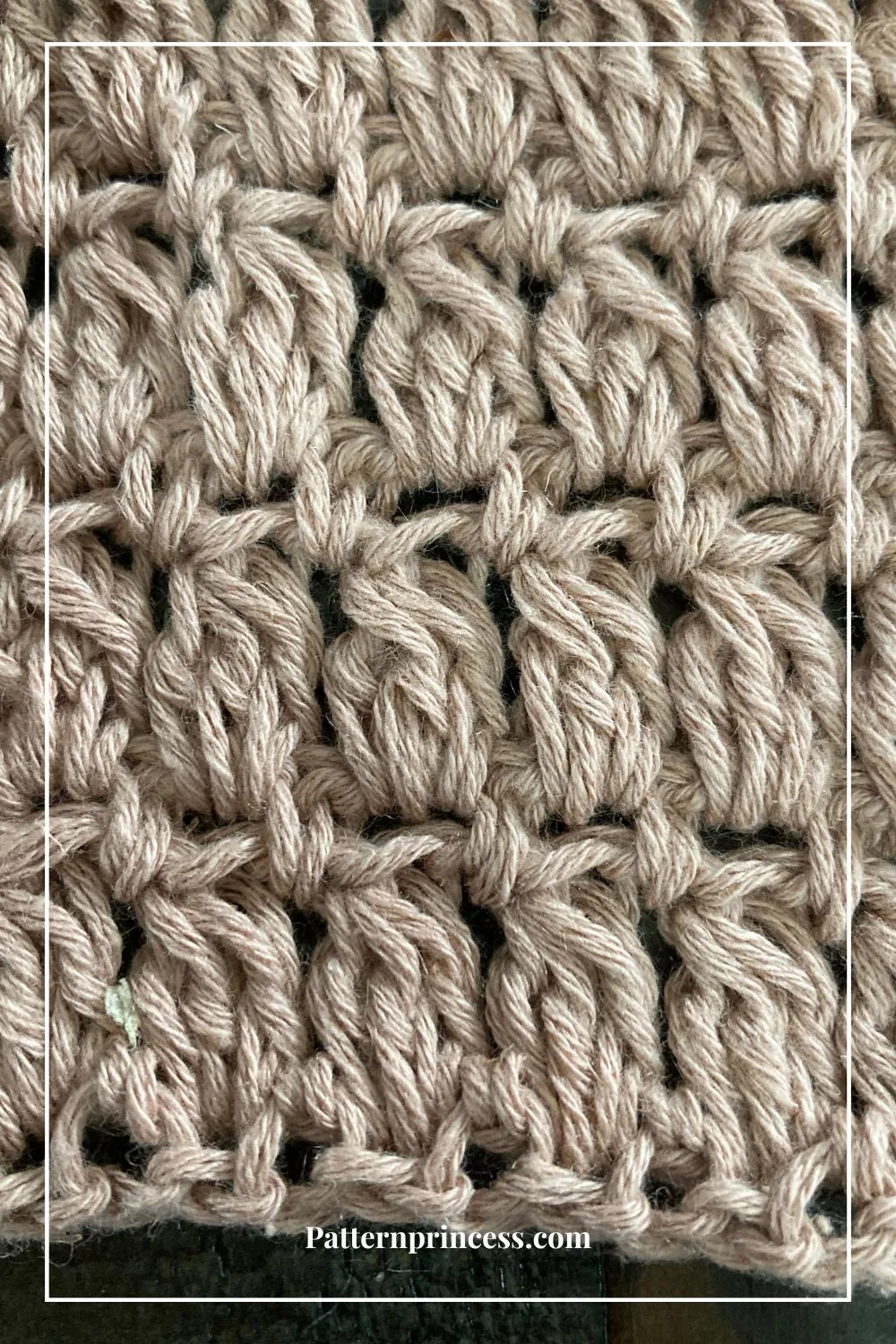 How to Crochet the Cluster Stitch Pattern - Pattern Princess