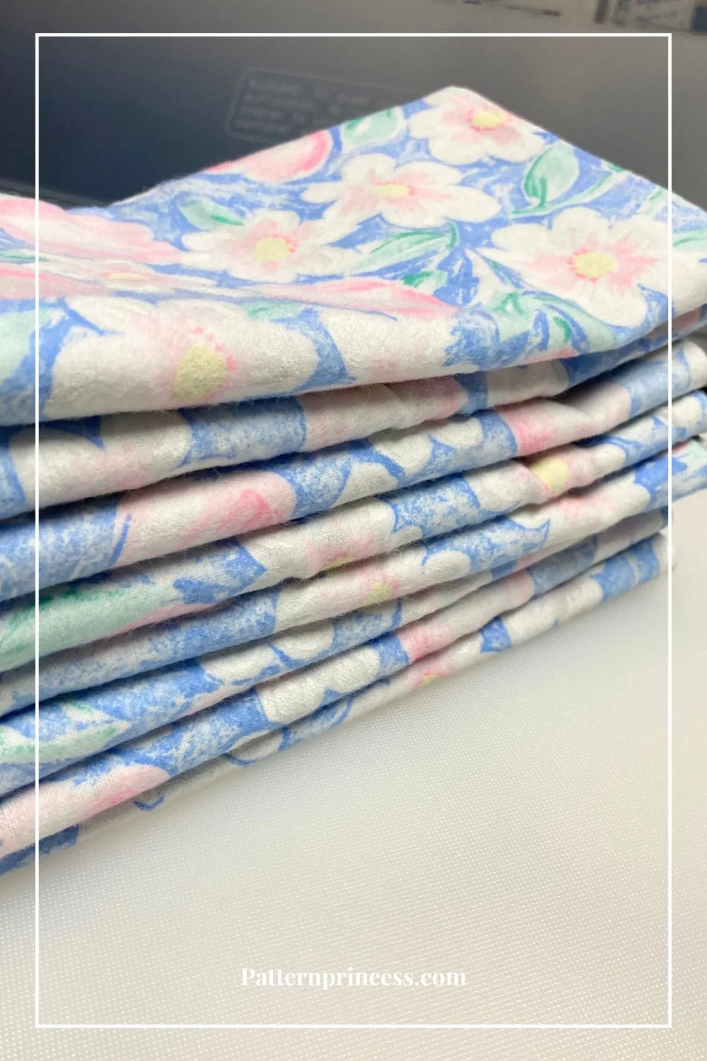 10 Minute Rectangle Burp Cloth Sewing Pattern - Pattern Princess