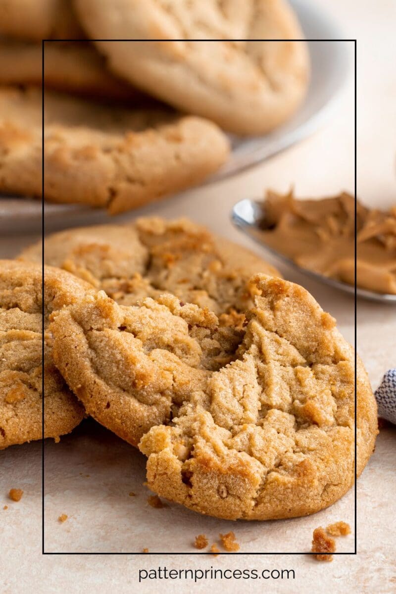 Indulge in Bakery-Style Peanut Butter Cookies - Pattern Princess