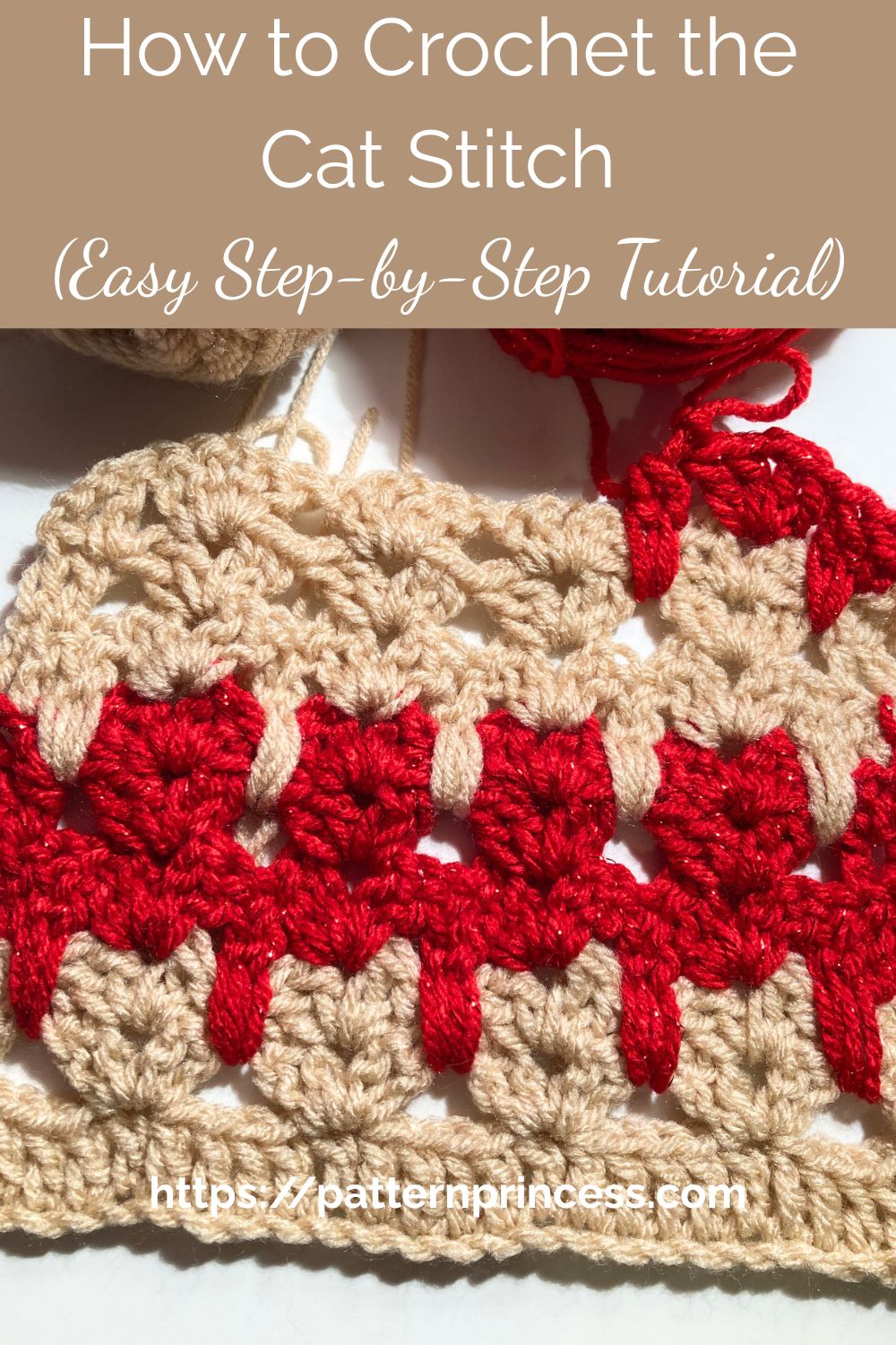How to Crochet the Cat Stitch (Easy Step-by-Step Tutorial) - Pattern ...